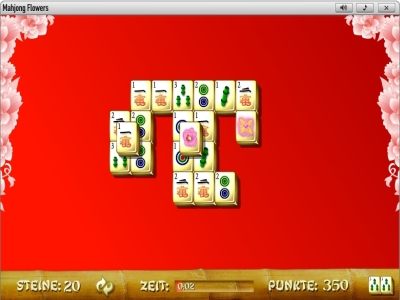 Online Mahjong Flowers spielen - die tolle Mahjong Variante